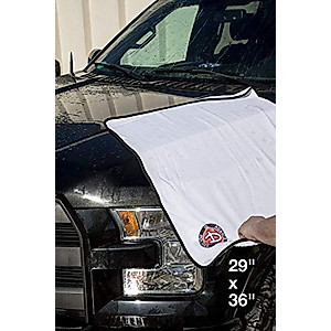 Adam's Ultra Plush Drying Towel (Pack of 2) - Microfiber Cleaning Cloth for Car Detailing, Drying, & Car Wash | Soft Rag Towel Won't Scratch Paint | Wax Auto Kit Glass Cleaner Supplies