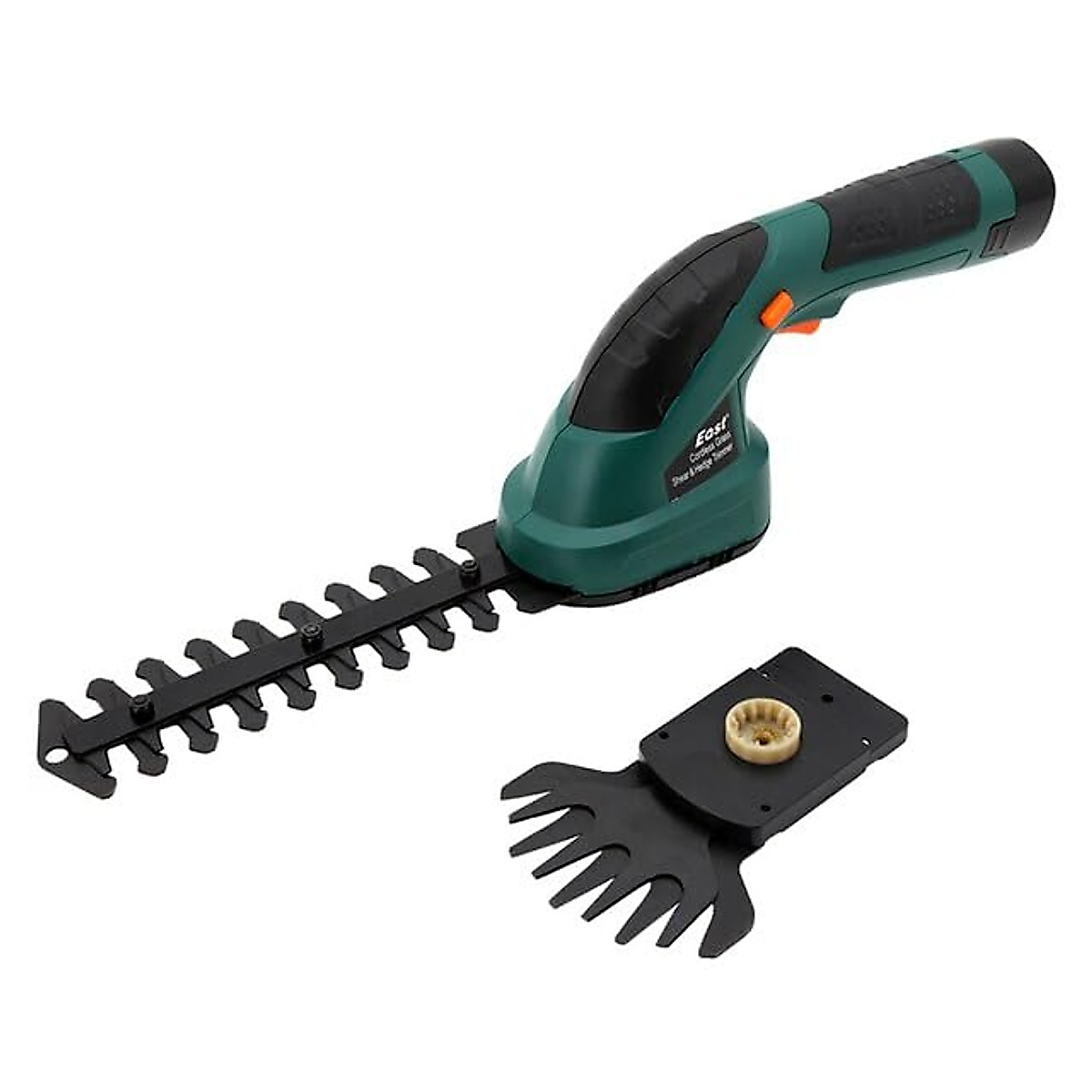 East 7.2V Li-Ion Rechargeable Hedge Trimmer Power Tools Combo Lawn Mower Grass Cutter Cordless Garden Tools ET1502C - (Style: A, Color: Green)