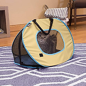 SportPet Designs Cat Carrier with Zipper Lock- Foldable Travel Cat Carrier (CM-0430)
