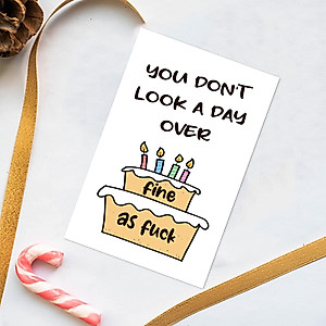 Arsagen Funny Birthday Card, Sarcastic bday card, Naughty Card for Him Her Friend Brother Sister, 30th Birthday Card