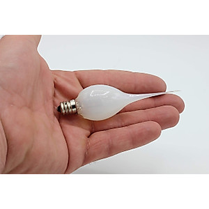 Creative Hobbies 6-Pack, Silicone Dipped Candle Light Bulbs, 7 Watt, Longer Life Country Style, Electric Candle Lamp Replacement Light Bulbs Individually Boxed