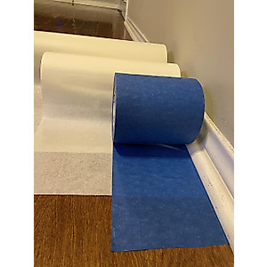 Bridge Cutters Wide Masking Tape Painting 3D Printer Bed Adhesion 6" inch Blue 180 ft 60 Yards Long Painters Removable Paint Protection Non-Slip Over Spray drip Catch Guard Film mask roll