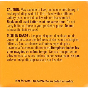 Duracell Procell 9 Volt Batteries, Pack of 12 (Packaging May Vary)