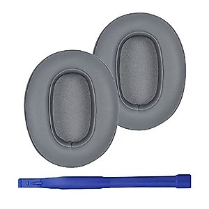 WH-XB900N Replacement Ear Pads Potein Leather Earpads Cover Quite-Comfort Sponge Ear Cushion Pad Earmuff Repair Parts Compatible with WH-XB900N On-Ear Headphone(Grey