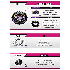 Battling Tops Burst B-175 Booster Lucifer The End.Kou.Dr Superking Layer System