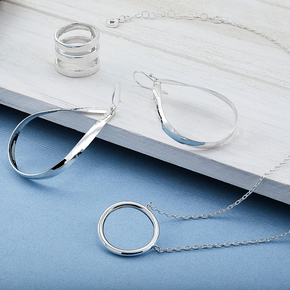 Silpada 'Karma' Open Circle Necklace in Sterling Silver, 18" + 2"