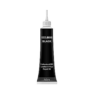 Advanced Leather Repair Gel, Professional DIY Leather and Vinyl Repair Kit, Liquid Leather Repair Kit, Leather Repair Cream for Furniture, Boat or Auto Car Seats (20ml,Black)