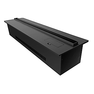 UNNS Water Vapor Fireplace 70.8" ​Recessed Electric Fireplace ​Low Noise Adjustable 13 Color 3D Flame ​Fireplace with ​Remote, Overheating Protection,Black Electronic Fireplace