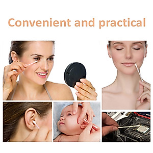 900pcs Bamboo Cotton Swabs, Biodegradable Wooden Cotton Buds