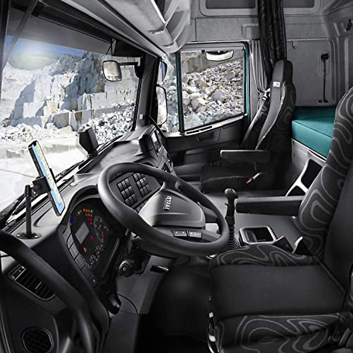 Mippko Wall Mount Phone Holder,Compatible with 3.5 ~7.5 inch iPhone / Samsung Galaxy / Nexus / HTC / LG /Huawei /Smart Phones, 360°Adjustment Drilling Base Metal Mount