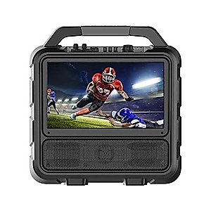 Monster Vision | Portable Entertainment System, 15.6” Full HD Screen, 60W Audio | Up to 25 Hours Playback | Two HDMI Ports for Your Favorite Smart Streaming Device & Gaming Console | Portable TV