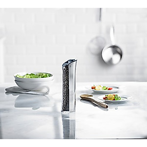 Trudeau Plus Pepper Chrome Graviti Mill, 8", Silver (07117021)