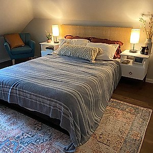 CLAYNIX 24" Width Square Cane Webbing- 24" x 5 Ft Sheet - Rattan Cane Webbing Roll -Caning Material for Chairs, Cabinet, Door -Open Weave Wicker Woven Rattan Sheets - Cane Fabric(5 FEET)