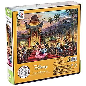 Ceaco - Thomas Kinkade - Disney Dreams Collection - Mickey and Minnie Hollywood - 750 Piece Jigsaw Puzzle
