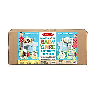Melissa & Doug Mine to Love Baby Care Activity Center for Dolls - Kitchen, Nursery, Bathing-Changing - Pretend Play Baby Doll Accesories And Activity Center Play Set