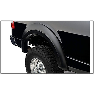 Bushwacker Extend-A-Fender Extended Rear Fender Flares | 2-Piece Set, Black, Smooth Finish | 20052-02 | Fits 2004-2008 Ford F-150 Styleside