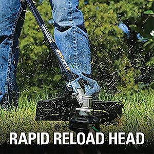 Greenworks 40V 14" Brushless Cordless (Attachment Capable) String Trimmer, 4.0Ah Battery and Charger Included