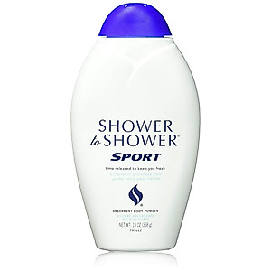 SHOWER TO SHOWER Body Powder Sport 8 oz (Pack of 3)