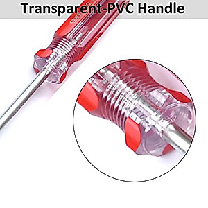 Square Head Screwdriver Set 4 Sizes, SKZIRI 4PCS Square Screwdriver Tool Kits Magnetic Tips SQ0 SQ1 SQ2 SQ3