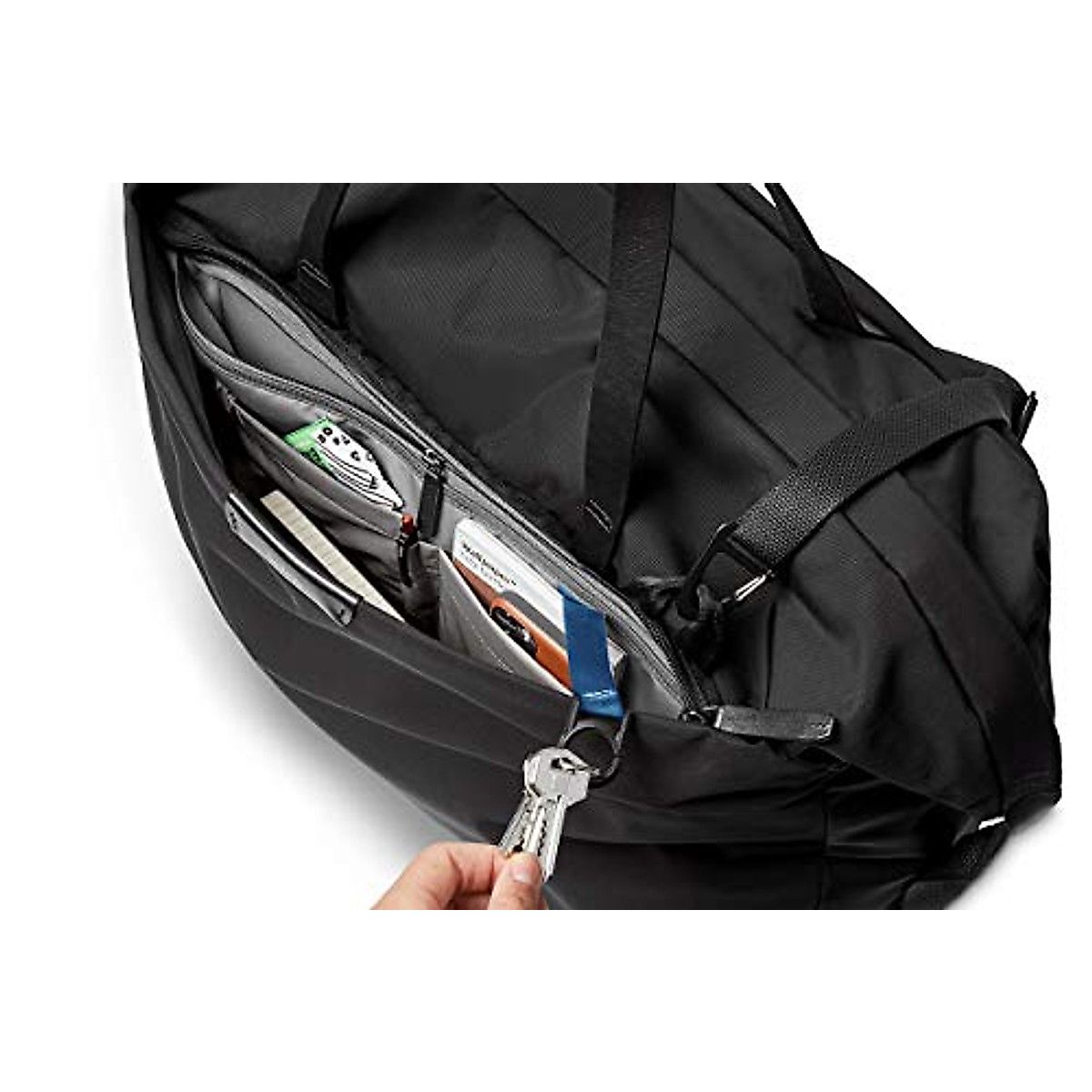 Bellroy Weekender - Premium Edition (Duffle Travel Carry-on Bag, Fits 13" Laptop, Internal Organization Pockets) - Black