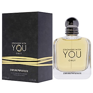 Armani Emporio Armani Stronger with You Only Eau De Toilette Spray For Men, 3.4 Ounce