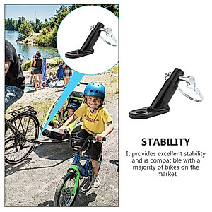 VANZACK Bicycle Traction Head Bike Part Cycling Adapter Coupler Bike Trailer Accessory Bike Trailer Accessories Bike Accessories Iron Bike Joint Bike Trailer Hitch Bike Tool Bike Accessory