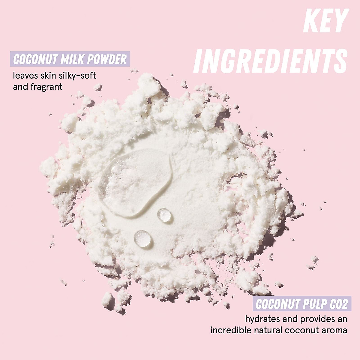 HERBIVORE Coconut Milk Bath Soak – Skin Hydrating & Softening, Soothing Light Coconut Scent, Vegan, 8 oz