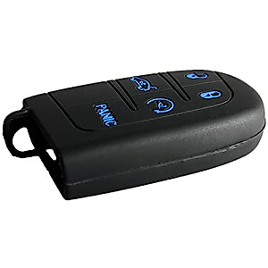 Smart Key Fob Cover Remote Case Keyless Protector Jacket for Jeep Grand Cherokee Dodge Challenger Charger Dart Durango Journey Chrysler 300