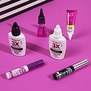 i-Envy Super Strong Hold 3D Strip Lash Glue Brush-On False Eyelash Adhesive, Waterproof, Hypoallergenic, Latex & Formaldehyde Free (Black)