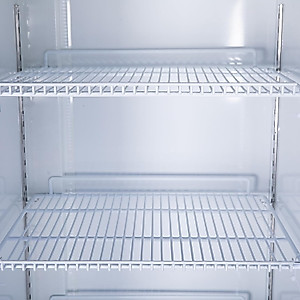 XPACOOL Commercial Refrigerator Display Fridge Cooler,Glass Door Merchandiser Beverage Refrigerator with LED Light Adjustable Shelves ETL and NSF Approval