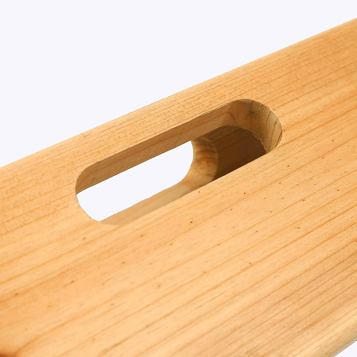 [PJ Collection] Foldable Natural Wood Stool, Lightweight Wood Stool, Outdoor Stool and Chairs, Small Foldable Step Stool, Step Stool for Kitchen, Easy to Grab, Weight-Bearing Stool