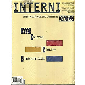 INTERNI MAGAZINE, INTERNATIONAL ENGLISH ISSUE JANUARY / FEBRUARY, 2013 NO.1/2 PRINTED IN ITALY ITALIAN LANGUAGE ( PLEASE NOTE:: ALL THESE MAGAZINES ARE PET & SMOKE FREE MAGAZINES. NO ADDRESS LABEL. ) (SINGLE ISSUE MAGAZINE)