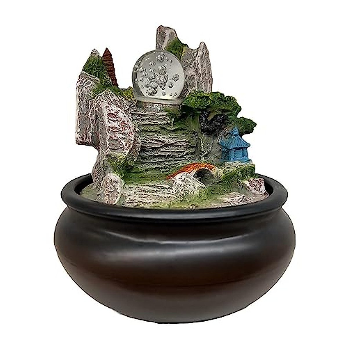 POSITIA Indoor Tabletop Fountain - Relaxing Decor