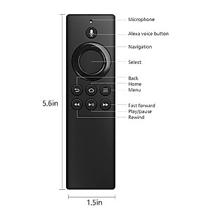 1nd Gen Replacement Voice Remote Control DR49WK B fit for Amazon TV, Amazon TV Box, Amazon TV Stick Box, Amazon TV Cube (1st Gen,2nd Gen) Amazon TV Firstick (2nd Gen,3rd Gen, Lite,4K,LY73PR)