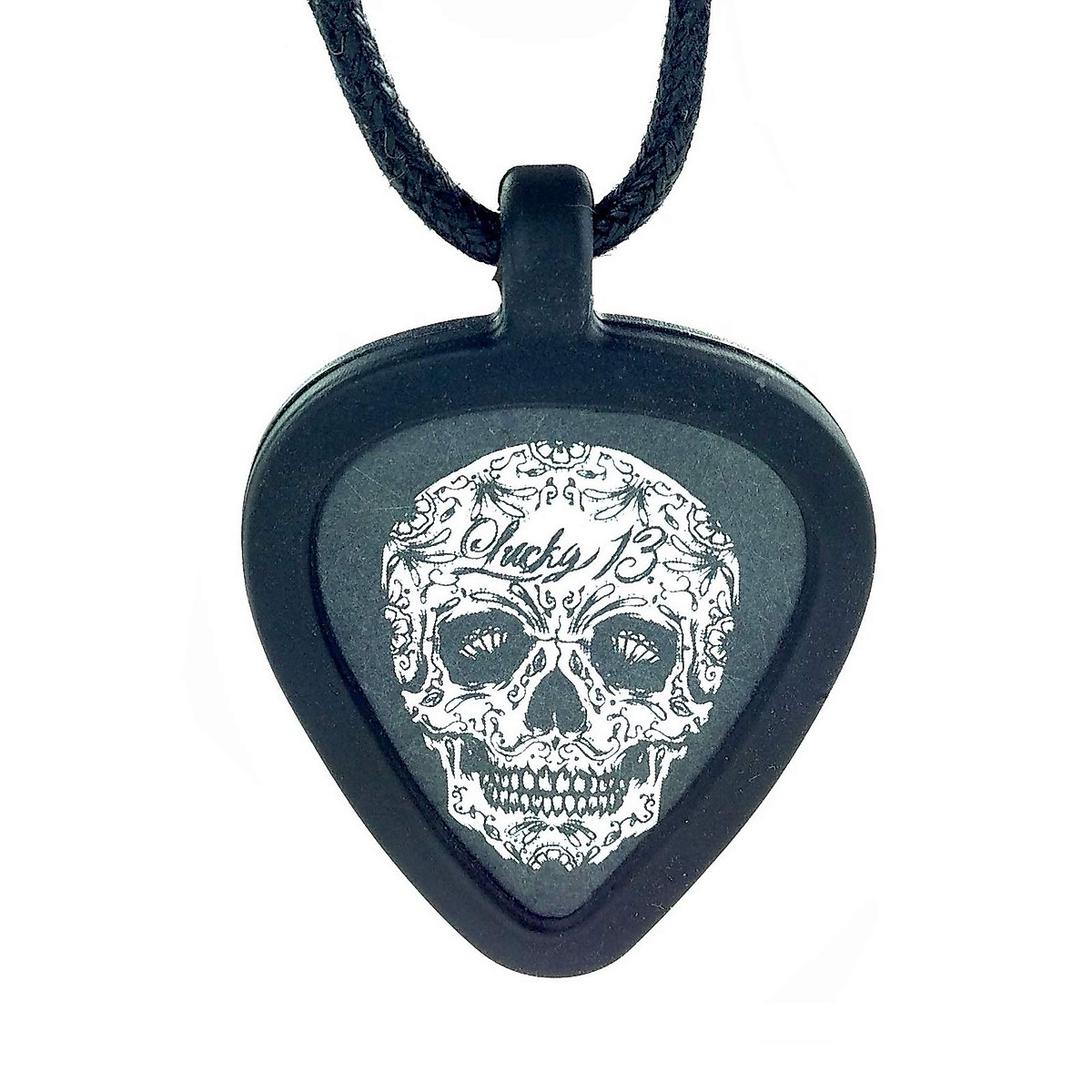 Pickbandz Necklace Silicone Guitar Pick Holder in Epic Black - Double Sided - Fits All - Fully Guaranteed - Rock What You Love With Pickbandz