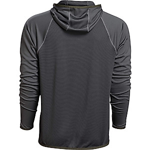Vortex Optics Weekend Rucker Hooded Long Sleeve Shirt - Charcoal - Large
