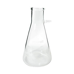 American Educational Clear Borosilicate Glass 1000mL Bomex Filtering Flask