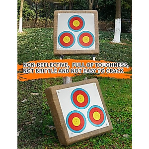 THREE ARCHERS 3 SPOT Vegas Targets Face 30pcs Archery Targets Official Vegas Paper Indoor & Outdoor