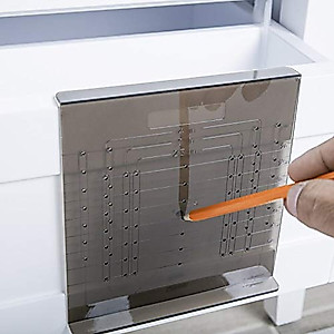 Liberty Cabinet AN0251C-CL-U Knob/Pull Hardware Installation Template Guide