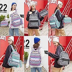 ANRABEGA Kids Backpack with Pencil Pouch, Casual High-Capacity Kawaii Water Resistant Travel Backpacks for Girls Boys Adult (black)