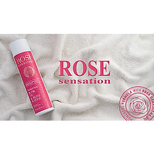 Rose Sensation Shampoo, 10 oz - Natural Moisturizing Hair Care for Strength & Growth