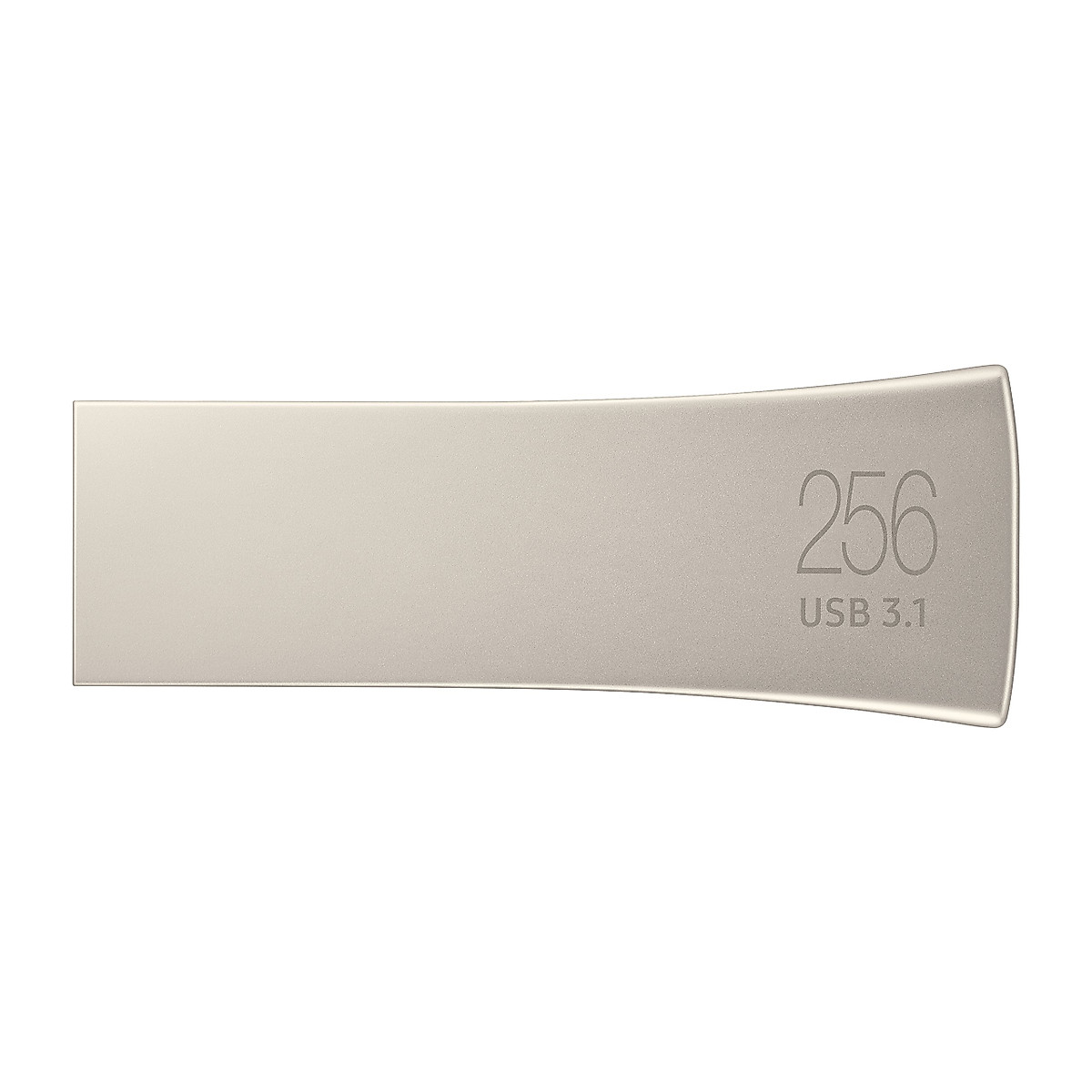 SAMSUNG BAR Plus 256GB - 400MB/s USB 3.1 Flash Drive Champagne Silver (MUF-256BE3/AM)