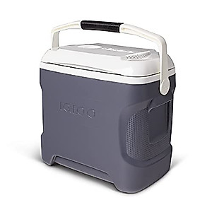 Igloo Thermoelectric Iceless 28-40 Qt Electric Plug-in 12V Coolers, 28qt Iceless Gray