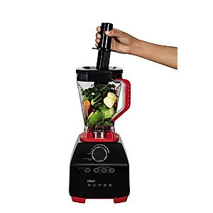 Oster Versa Professional Power Blender | 1400 Watts | Stainless Steel Blade | Low Profile Jar | Perfect for Smoothies, Soups, Black