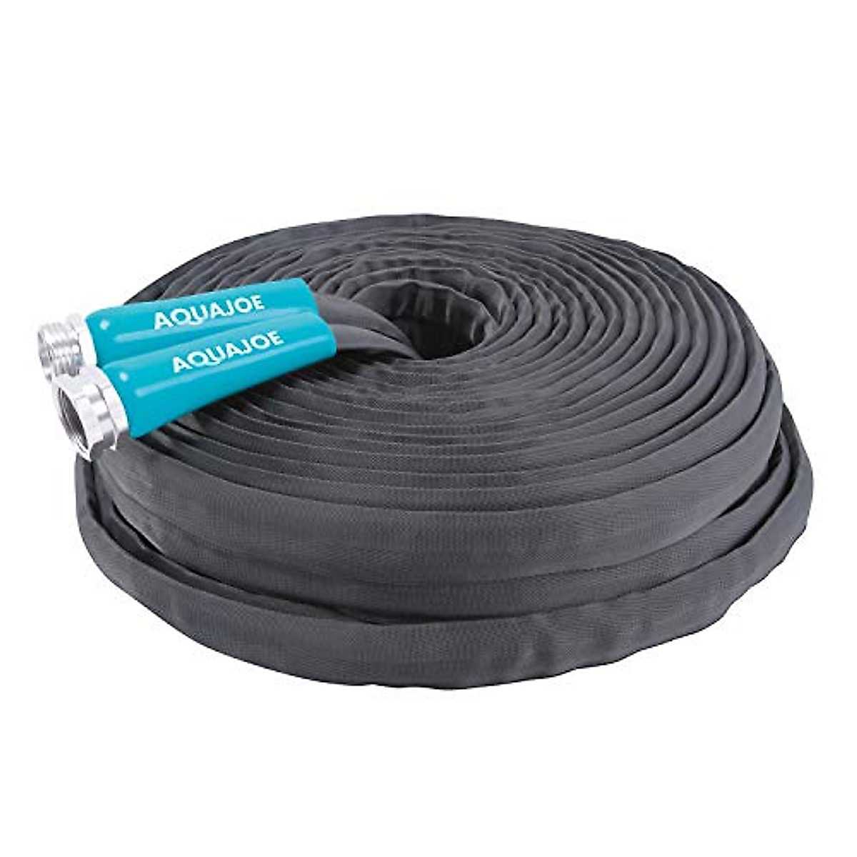 Aqua Joe AJFJH100-58-PRO FiberJacket Non-Expanding Kink-Free Garden, RV, Marine and Camper Hose, Ultra-Lightweight, Drinking Water Safe, 100-Foot x 5/8-Inch