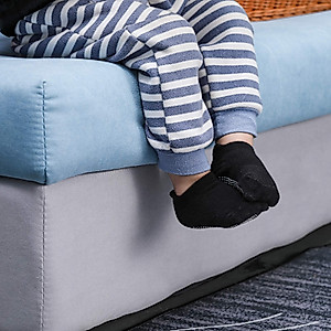 IMIVIO Toddler Boy Girl Socks Anti Slip Baby Socks with Grips for Kids 3T-4T 4T-5T