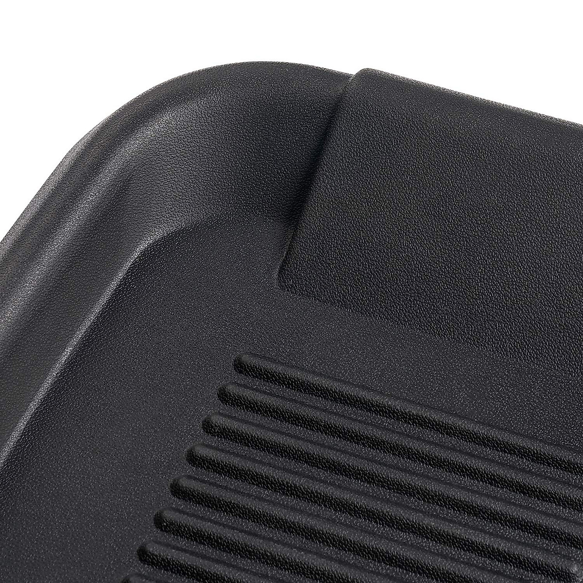 FEZIBO Anti Fatigue Mat for Standing Desk with Ergonomic Design, Comfort Standing Desk Mat, Ergonomic Stand Up Mat with 2 Massage Bar, Floor Mat for Workplace, Office, Home, Black