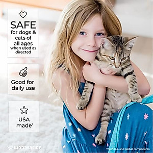 Wondercide - Flea, Tick & Mosquito Spray for Dogs, Cats, and Home - Flea and Tick Killer, Control, Prevention, Treatment - with Natural Essential Oils - Pet and Family Safe - Lemongrass 16 oz