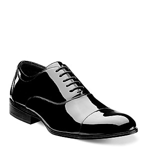 STACY ADAMS Men's, Gala Oxford Black Patent