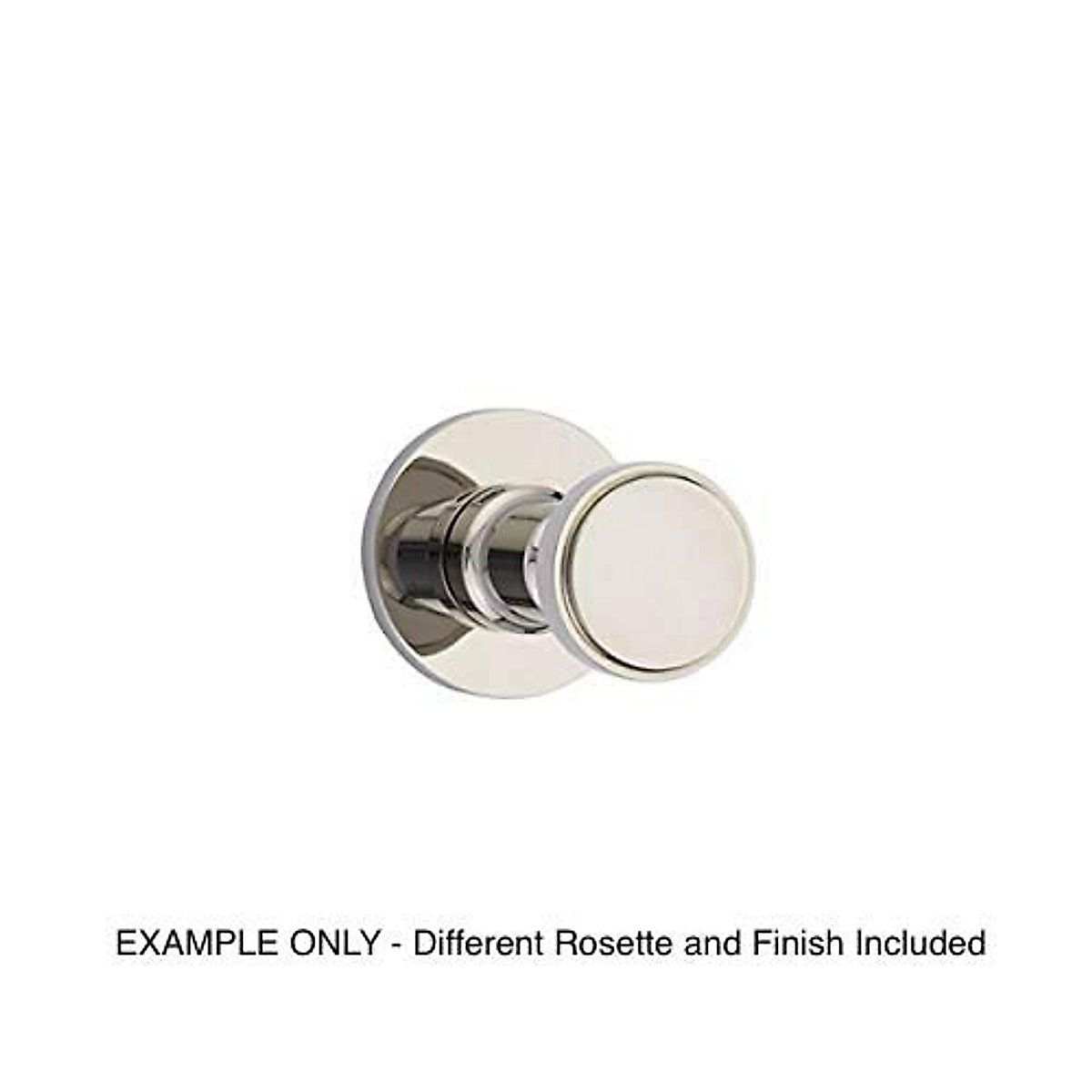 Emtek Transitional Brass Single Hook with Matching Finish Rosette - Choice of 7 Finishes - 290910US26 - Square (10) - Polished Chrome (US26)